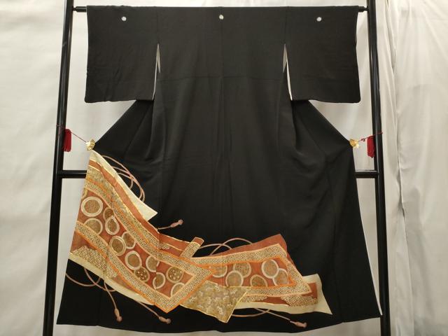 ■■■　サイズ　■■■ 身丈 147cm（肩から） 裄丈 63cm 袖丈 46.5cm　縫込み 8.5cm 袖幅 32.5cm 前幅 24cm 後幅 30cm 着物縫いこみ 内揚げ 13.5cm 裄 お袖側 約2cm　身頃側 約3cm ■■...