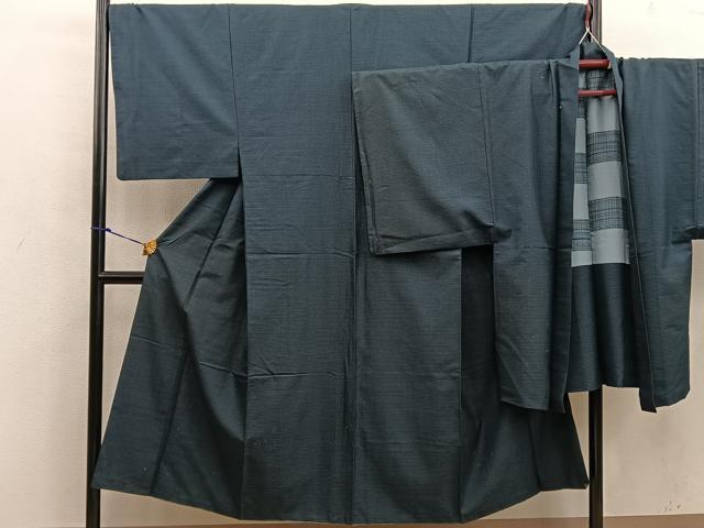 ■■■　サイズ　■■■ 【着物】 身丈 145.5cm（肩から） 裄丈 68.5cm 袖丈 49.5cm　縫込み 1cm 袖幅 34cm 前幅 26.5cm 後幅 30.5cm 着物縫いこみ 内揚げ 0cm 裄 お袖側 約3cm　身頃側 約...