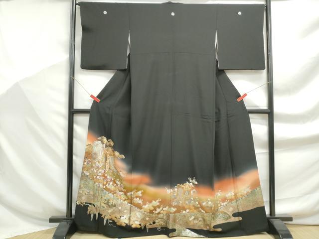 ■■■　サイズ　■■■ 身丈 164cm（肩から） 裄丈 66cm 袖丈 50cm　縫込み 4.5cm 袖幅 34cm 前幅 24cm 後幅 30.5cm 着物縫いこみ 内揚げ 5cm 裄 お袖側 約3cm　身頃側 約4cm ■■■　商品詳...