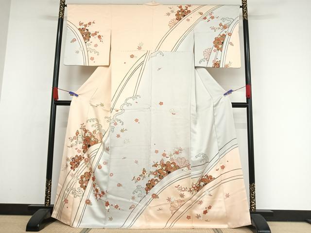 ■■■　サイズ　■■■ 身丈 168cm（肩から） 裄丈 65.5cm 袖丈 5.5cm　縫込み 1cm 袖幅 34cm 前幅 23.5cm 後幅 29.5cm 着物縫いこみ 内揚げ 1.5cm 裄 お袖側 約2cm　身頃側 約3cm ■■...
