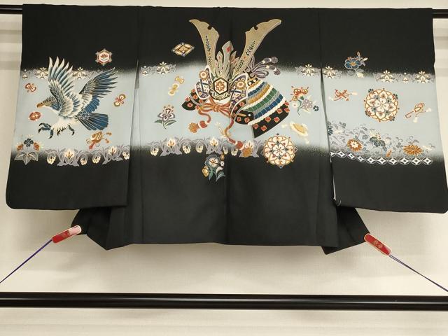 ■■■　サイズ　■■■ 【羽織】 身丈 66cm（肩から） 裄丈 54cm（肩上げ　0cm） 袖丈 56cm　縫込み 2.5cm 袖幅 30.5cm 前幅 17cm 後幅 24.5cm （腰上げ　0cm） 裄 お袖側 約2.5cm　身頃側 ...