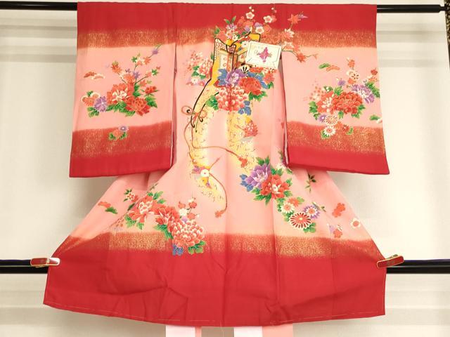 ■■■　サイズ　■■■ 【着物】 身丈 96.5cm（肩から） 裄丈 44.5cm 袖丈 54.5cm ■■■　商品詳細　■■■ 産着【正絹・未使用、長襦袢：化繊】の状態は特に目立ったシミ汚れなどもなく大変良い状態です。 大変上質な逸品にな...