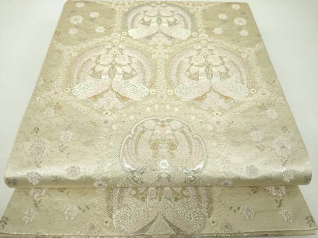 ■■■　サイズ　■■■ 長さ 414cm 幅 31cm程 ■■■　商品詳細　■■■ 【正絹】 状態は締めてはおりますが 特に目立ったシミ汚れなどもなく大変良い状態です。 大変上質な逸品になります。 お安く出品致しますので、是非この機会にいか...