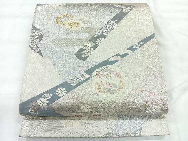 ■■■　サイズ　■■■ 長さ 436cm 幅 31cm程 ■■■　商品詳細　■■■ 【正絹・芯なし】 詳細に関しましては、画像をご確認ください。 大変上質な逸品になります。 お安く出品致しますので、是非この機会にいかがでしょうか？ ※汚れ等...
