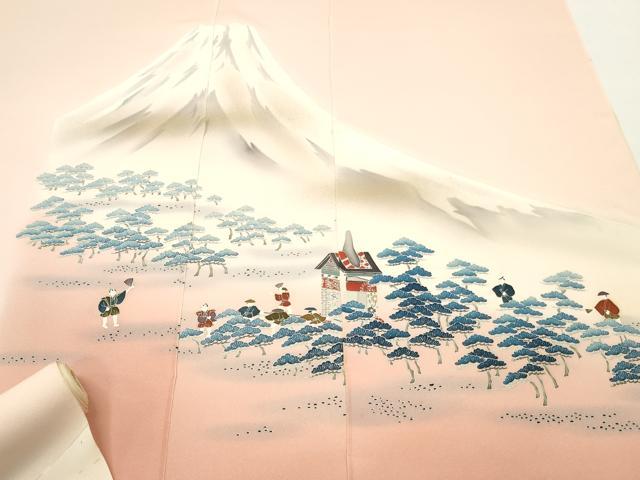 ■■■　サイズ　■■■ 長さ　　着尺分あり 幅　　　約36.5cm ■■■　商品詳細　■■■ 【正絹・未使用】 状態は接写画像のように表地所々・裏面所々に薄い汚れ、反端に切り取られた後がございます。 大変上質な逸品になります。 お安く出品致...