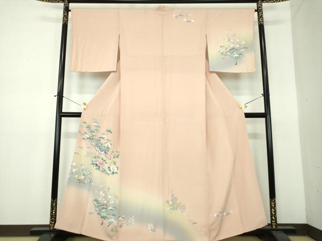■■■　サイズ　■■■ 身丈 160.5cm（肩から） 裄丈 65.5cm 袖丈 48.5cm　縫込み 15cm 袖幅 33cm 前幅 23.5cm 後幅 29cm 着物縫いこみ 内揚げ 11cm 裄 お袖側 約2.5cm　身頃側 約1.5...