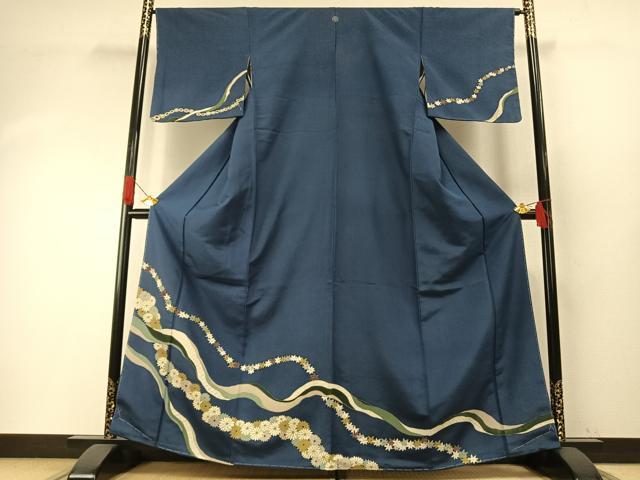 ■■■　サイズ　■■■ 身丈 163cm（肩から） 裄丈 65cm 袖丈 47cm　縫込み 5cm 袖幅 33cm 前幅 25cm 後幅 31cm 着物縫いこみ 内揚げ 1cm 裄 お袖側 約2.5cm　身頃側 約3cm ■■■　商品詳細　...