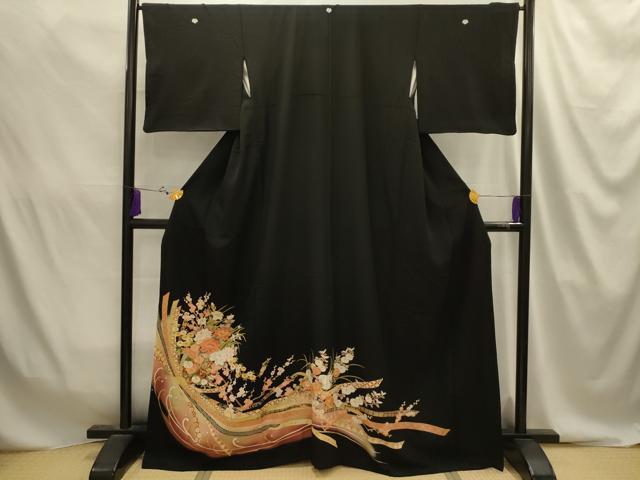 ■■■　サイズ　■■■ 身丈 166cm（肩から） 裄丈 66cm 袖丈 46cm　縫込み 5.5cm 袖幅 34cm 前幅 24.5cm 後幅 30.5cm 着物縫いこみ 内揚げ 4.5cm 裄 お袖側 約2.5cm　身頃側 約3cm ■...