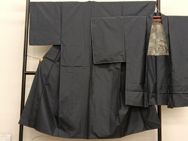 ■■■　サイズ　■■■ 【着物】 身丈 143.5cm（肩から） 裄丈 67.5cm 袖丈 49cm　縫込み 3cm 袖幅 34cm 前幅 29.5cm 後幅 32.5cm 着物縫いこみ 内揚げ 0cm 裄 お袖側 約2.5cm　身頃側 約...