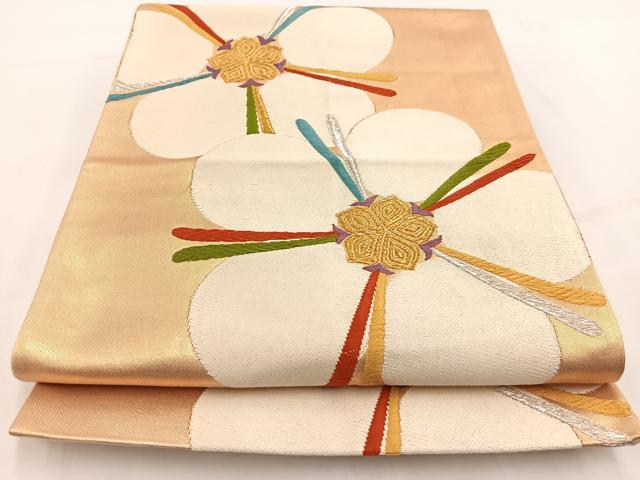 ■■■　サイズ　■■■ 長さ 420cm 幅 30.5cm程 ■■■　商品詳細　■■■ 【正絹・芯なし】 詳細に関しましては、画像をご確認ください。 大変上質な逸品になります。 お安く出品致しますので、是非この機会にいかがでしょうか？ ※汚...