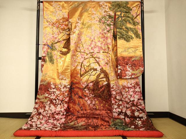■■■　サイズ　■■■ 身丈 194cm（肩から） 裄丈 64cm 袖丈 105cm　縫込み 6cm 袖幅 32.5cm 前幅 27.5cm 後幅 31.5cm 着物縫いこみ 内揚げ 0cm 裄 お袖側 約2cm　身頃側 約2cm ■■■　...