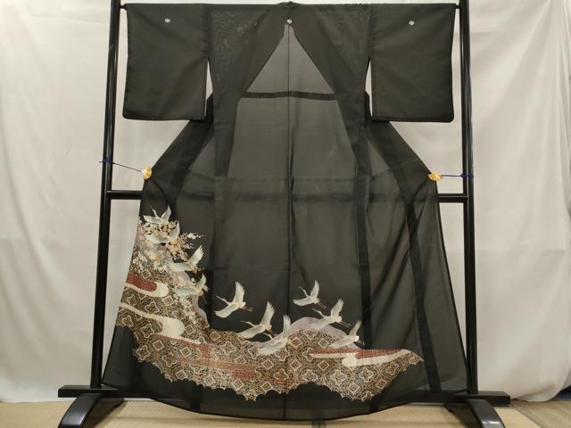 ■■■　サイズ　■■■ 身丈 160cm（肩から） 裄丈 65cm 袖丈 49cm　縫込み 3cm 袖幅 32.5cm 前幅 24cm 後幅 30cm 着物縫いこみ 内揚げ 0cm 裄 お袖側 約1cm　身頃側 約0cm ■■■　商品詳細　...