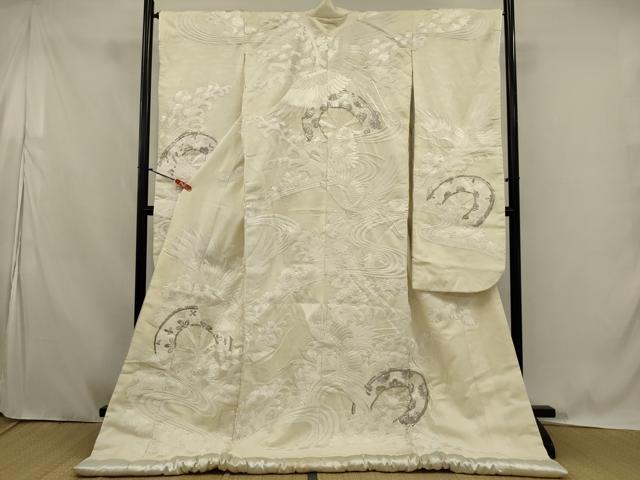 ■■■　サイズ　■■■ 身丈 181.5cm（肩から） 裄丈 67cm 袖丈 107cm　縫込み 4cm 袖幅 33cm 前幅 26.5cm 後幅 31cm 着物縫いこみ 内揚げ 0cm 裄 お袖側 約2.5cm　身頃側 約3cm ■■■　...