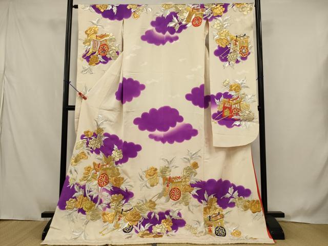 ■■■　サイズ　■■■ 身丈 180cm（肩から） 裄丈 64cm 袖丈 105cm　縫込み 5.5cm 袖幅 31cm 前幅 22.5cm 後幅 30.5cm 着物縫いこみ 内揚げ 0cm 裄 お袖側 約2cm　身頃側 約0cm ■■■　...