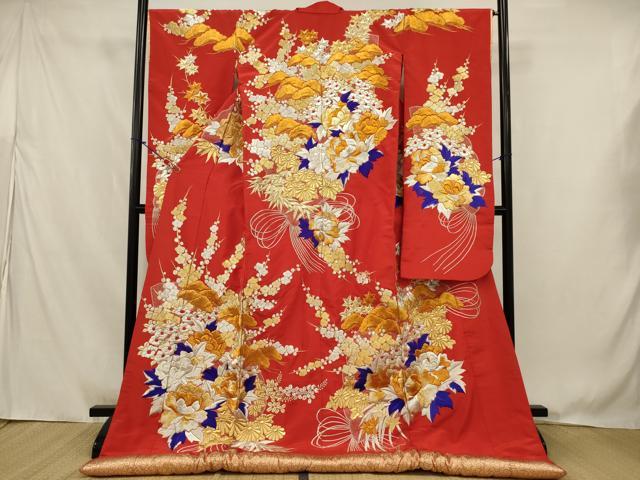 ■■■　サイズ　■■■ 身丈 184cm（肩から） 裄丈 66.5cm 袖丈 103cm　縫込み 3.5cm 袖幅 32.5cm 前幅 25cm 後幅 30cm 着物縫いこみ 内揚げ 0cm 裄 お袖側 約0cm　身頃側 約2cm ■■■　...