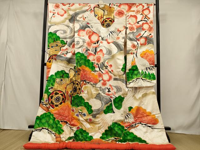 ■■■　サイズ　■■■ 身丈 186.5cm（肩から） 裄丈 65cm 袖丈 103.5cm　縫込み 6cm 袖幅 31cm 前幅 25.5cm 後幅 29cm 着物縫いこみ 内揚げ 0cm 裄 お袖側 約1cm　身頃側 約1cm ■■■　...