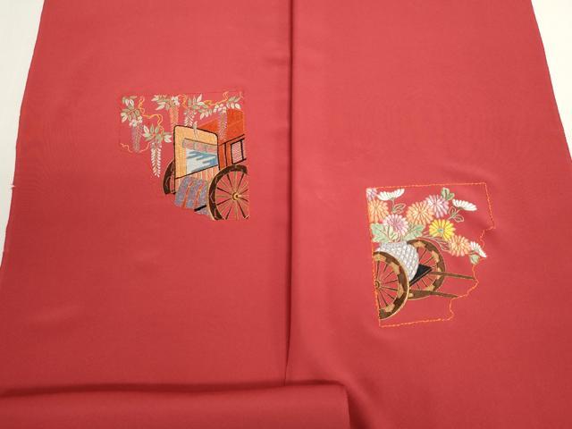 ■■■　サイズ　■■■ 長さ　　羽尺分あり 幅　　　約37cm ■■■　商品詳細　■■■ 【正絹・未使用】 状態は接写画像のように表地所々・裏面所々に薄い汚れがございます。 大変上質な逸品になります。 お安く出品致しますので、是非この機会に...