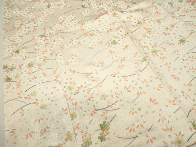 ■■■　サイズ　■■■ 身丈 157.5cm（肩から） 裄丈 65cm 袖丈 46cm　縫込み 4cm 袖幅 33cm 前幅 25cm 後幅 29cm 着物縫いこみ 内揚げ 0cm 裄 お袖側 約3cm　身頃側 約2cm ■■■　商品詳細　...