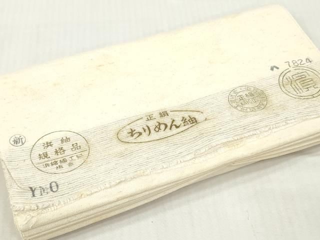 ■■■　サイズ　■■■ 長さ　　着尺分あり 幅　　　約36.5cm ■■■　商品詳細　■■■ 【正絹・未使用】 状態は接写画像のように表地所々・裏面所々に薄い汚れがございます。 大変上質な逸品になります。 お安く出品致しますので、是非この機...