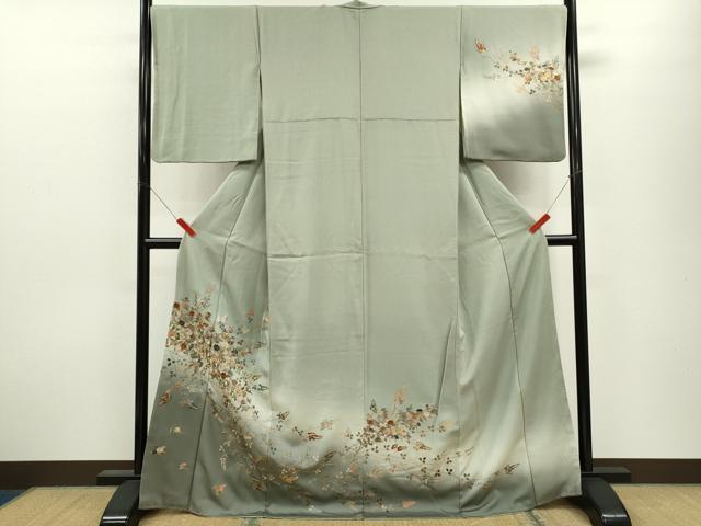 ■■■　サイズ　■■■ 身丈 168cm（肩から） 裄丈 67cm 袖丈 52cm　縫込み 7cm 袖幅 34cm 前幅 24.5cm 後幅 30cm 着物縫いこみ 内揚げ 1cm 裄 お袖側 約0.5cm　身頃側 約0.5cm ■■■　商...