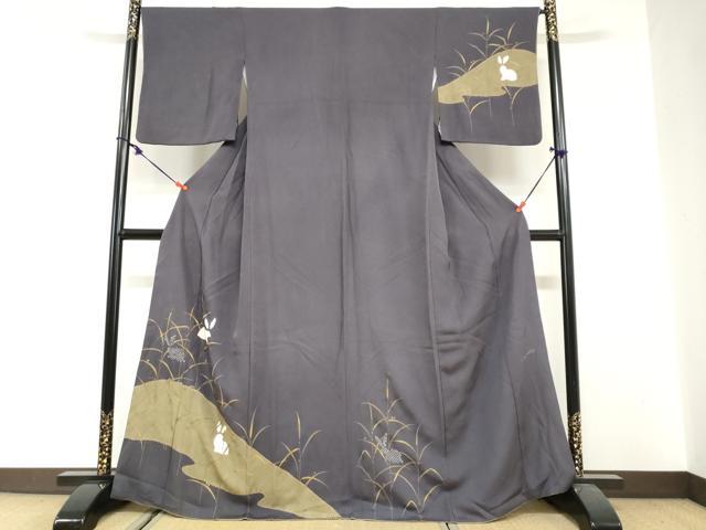 ■■■　サイズ　■■■ 身丈 165cm（肩から） 裄丈 66.5cm 袖丈 49cm　縫込み 6cm 袖幅 33.5cm 前幅 25cm 後幅 31cm 着物縫いこみ 内揚げ 1cm 裄 お袖側 約2cm　身頃側 約2cm ■■■　商品詳...