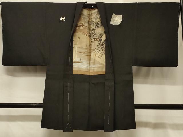 ■■■　サイズ　■■■ 身丈 92cm（肩から） 裄丈 66.5cm 袖丈 49cm　縫込み 5.5cm 袖幅 33.5cm 前幅 19cm 後幅 30.5cm 裄 お袖側 約1cm　身頃側 約1cm ■■■　商品詳細　■■■ 【正絹・五つ...