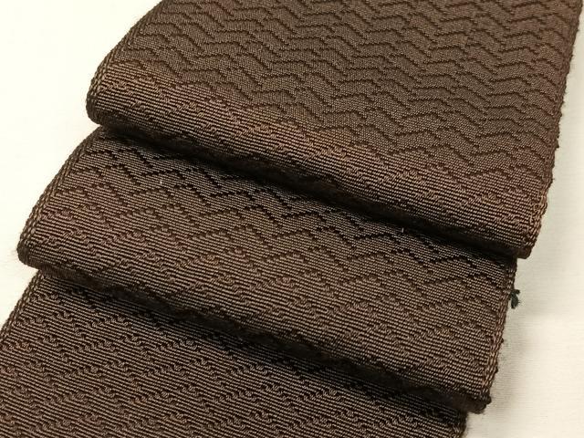■■■　サイズ　■■■ 長さ 404cm 幅 9.5cm程 ■■■　商品詳細　■■■ 【交織】 状態は接写画像のように端から34cm程に薄い汚れがございますが その他特に目立ったシミ汚れなどもなく大変良い状態です。 大変上質な逸品になります...