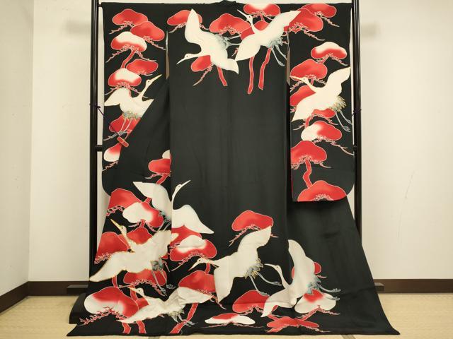 ■■■　サイズ　■■■ 身丈 187cm（肩から） 裄丈 66cm 袖丈 106cm　縫込み 5.5cm 袖幅 33cm 前幅 26cm 後幅 32cm 着物縫いこみ 内揚げ 0cm 裄 お袖側 約1cm　身頃側 約0cm ■■■　商品詳細...