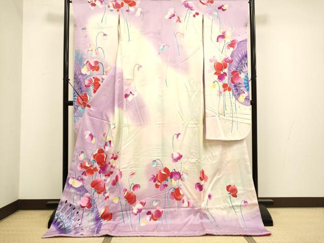 ■■■　サイズ　■■■ 身丈 183cm（肩から） 裄丈 66cm 袖丈 106cm　縫込み 3cm 袖幅 33.5cm 前幅 24cm 後幅 30.5cm 着物縫いこみ 内揚げ 0cm 裄 お袖側 約1cm　身頃側 約1cm ■■■　商品...