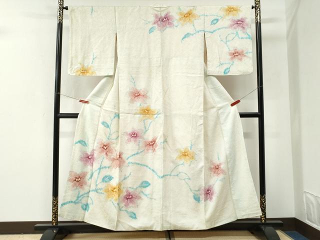 ■■■　サイズ　■■■ 身丈 156cm（肩から） 裄丈 64.5cm 袖丈 51cm　縫込み 8cm 袖幅 32.5cm 前幅 23.5cm 後幅 31cm 着物縫いこみ 内揚げ 5cm 裄 お袖側 約1cm　身頃側 約2cm ■■■　商...