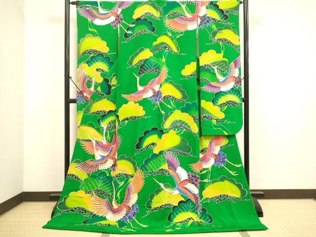 ■■■　サイズ　■■■ 身丈 182.5cm（肩から） 裄丈 64cm 袖丈 107cm　縫込み 3cm 袖幅 32cm 前幅 26cm 後幅 30.5cm 着物縫いこみ 内揚げ 0cm 裄 お袖側 約2cm　身頃側 約1.5cm ■■■　...