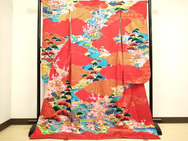 ■■■　サイズ　■■■ 身丈 180cm（肩から） 裄丈 65cm 袖丈 106cm　縫込み 3.5cm 袖幅 32.5cm 前幅 25cm 後幅 31cm 着物縫いこみ 内揚げ 0cm 裄 お袖側 約1.5cm　身頃側 約1.5cm ■■...