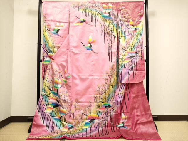 ■■■　サイズ　■■■ 身丈 186cm（肩から） 裄丈 65.5cm 袖丈 108cm　縫込み 0cm 袖幅 32cm 前幅 25cm 後幅 30.5cm 着物縫いこみ 内揚げ 0cm 裄 お袖側 約1.5cm　身頃側 約1.5cm ■■...