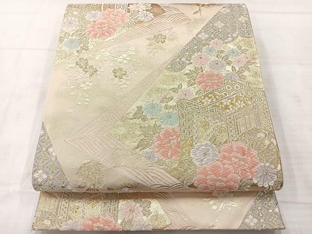 ■■■　サイズ　■■■ 長さ 420cm 幅 30.5cm程 ■■■　商品詳細　■■■ 【正絹】 詳細に関しましては、画像をご確認ください。 大変上質な逸品になります。 お安く出品致しますので、是非この機会にいかがでしょうか？ ■■■　注意...