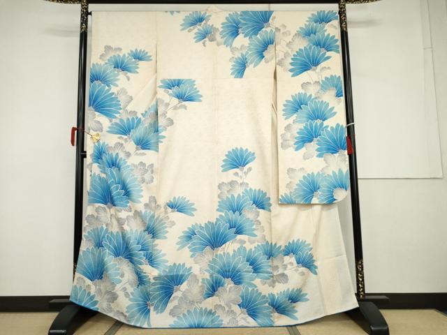 ■■■　サイズ　■■■ 身丈 166cm（肩から） 裄丈 67cm 袖丈 106.5cm　縫込み 2.5cm 袖幅 35cm 前幅 25.5cm 後幅 30cm 着物縫いこみ 内揚げ 6.5cm 裄 お袖側 約1.5cm　身頃側 約3.5c...