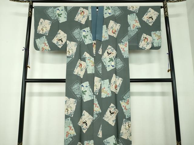 ■■■　サイズ　■■■ 身丈 135.5cm（肩から） 裄丈 65.5cm 袖丈 47.5cm　縫込み 4.5cm 袖幅 34cm 前幅 30.5cm 後幅 31cm 着物縫いこみ 内揚げ 9.5cm 裄 お袖側 約4.5cm　身頃側 約4...
