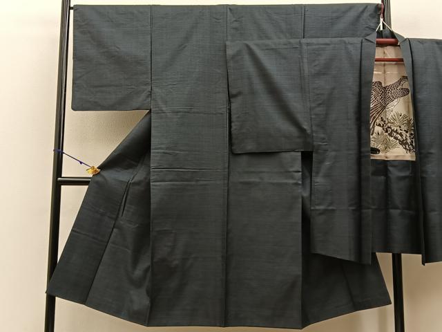 ■■■　サイズ　■■■ 【着物】 身丈 137cm（肩から） 裄丈 67cm 袖丈 49cm　縫込み 5cm 袖幅 34.5cm 前幅 26.5cm 後幅 32cm 着物縫いこみ 内揚げ 0cm 裄 お袖側 約2cm　身頃側 約3cm 【羽...