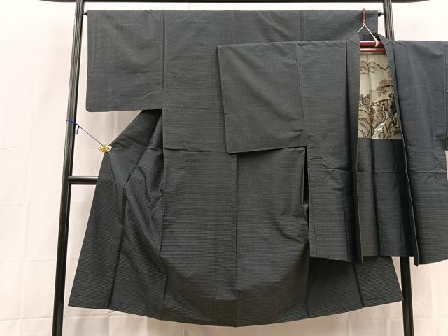 ■■■　サイズ　■■■ 【着物】 身丈 141cm（肩から） 裄丈 65.5cm 袖丈 50cm　縫込み 4cm 袖幅 33cm 前幅 23cm 後幅 30.5cm 着物縫いこみ 内揚げ 0cm 裄 お袖側 約2cm　身頃側 約2cm 【羽...