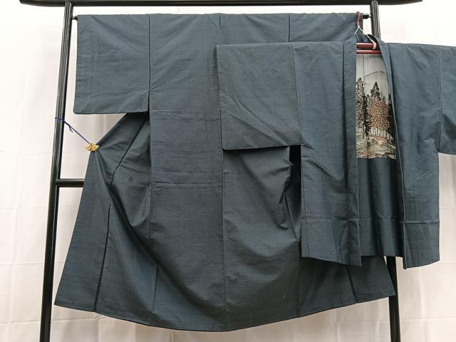 ■■■　サイズ　■■■ 【着物】 身丈 140.5cm（肩から） 裄丈 64.5cm 袖丈 50cm　縫込み 7cm 袖幅 32.5cm 前幅 25cm 後幅 30.5cm 着物縫いこみ 内揚げ 0cm 裄 お袖側 約5cm　身頃側 約5c...