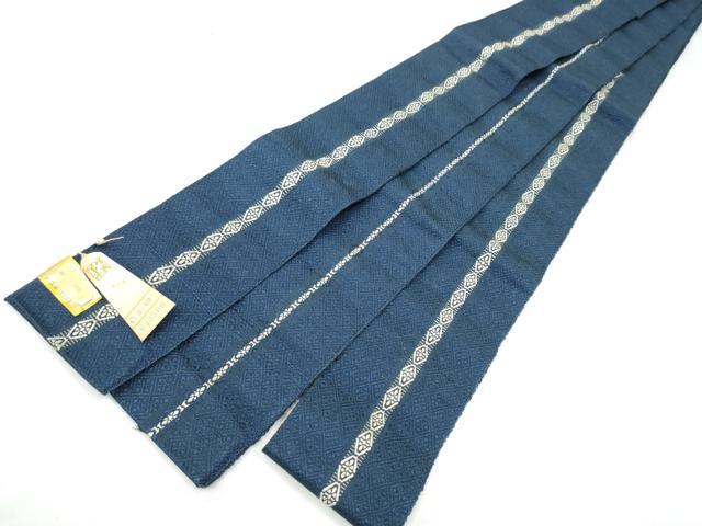 ■■■　サイズ　■■■ 長さ 404cm 幅 8.5cm程 ■■■　商品詳細　■■■ 【正絹】 状態は接写画像のように表地所々に汚れがございます。 本場筑前博多織は、福岡県福岡市博多区やその周辺で生産される絹織物です。 仏具のひとつである独...