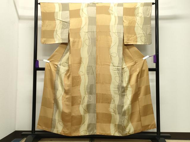 ■■■　サイズ　■■■ 身丈 154.5cm（肩から） 裄丈 64.5cm 袖丈 49.5cm　縫込み 4.5cm 袖幅 33cm 前幅 23.5cm 後幅 29cm 着物縫いこみ 内揚げ 7cm 裄 お袖側 約2.5cm　身頃側 約3.5...