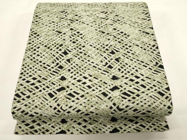 ■■■　サイズ　■■■ 長さ 444cm 幅 31cm程 ■■■　商品詳細　■■■ 【正絹】 状態は締めてはおりますが 特に目立ったシミ汚れなどもなく大変良い状態です。 染織デザイナーの堀口無月氏の技の集大成ともいえる 美しい刺繍を思う存分...