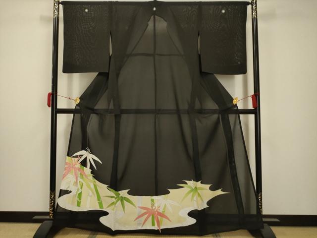 ■■■　サイズ　■■■ 身丈 161cm（肩から） 裄丈 66cm 袖丈 52cm　縫込み 6cm 袖幅 33.5cm 前幅 26.5cm 後幅 30cm 着物縫いこみ 内揚げ 0cm 裄 お袖側 約1cm　身頃側 約0cm ■■■　商品詳...