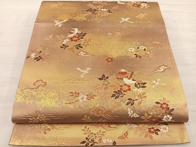 ■■■　サイズ　■■■ 長さ 438cm 幅 31cm程 ■■■　商品詳細　■■■ 【正絹・芯なし】 詳細に関しましては、画像をご確認ください。 大変上質な逸品になります。 お安く出品致しますので、是非この機会にいかがでしょうか？ ■■■　...