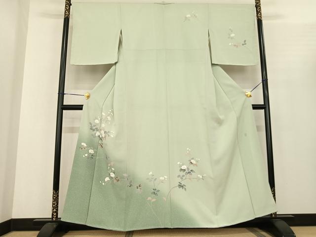 ■■■　サイズ　■■■ 身丈 159cm（肩から） 裄丈 67cm 袖丈 49cm　縫込み 8cm 袖幅 34.5cm 前幅 25cm 後幅 31cm 着物縫いこみ 内揚げ 9cm 裄 お袖側 約1.5cm　身頃側 約3cm ■■■　商品詳...