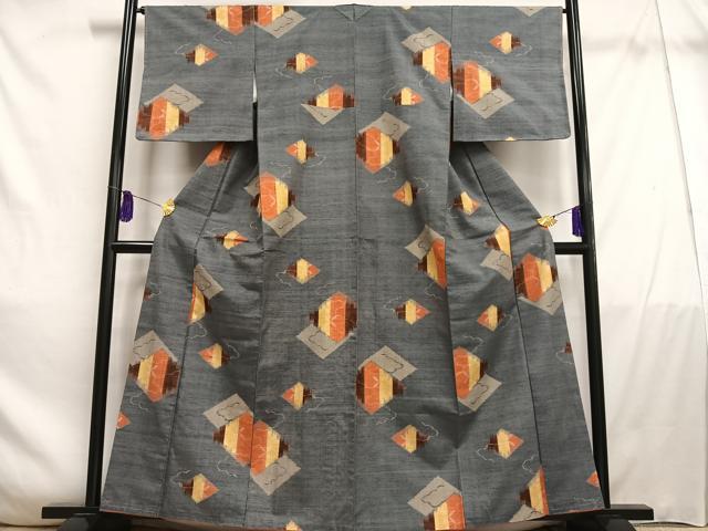 ■■■　サイズ　■■■ 身丈 159cm（肩から） 裄丈 66cm 袖丈 49cm　縫込み 4cm 袖幅 34cm 前幅 24cm 後幅 30cm 着物縫いこみ 内揚げ 0cm 裄 お袖側 約1cm　身頃側 約3cm ■■■　商品詳細　■■...