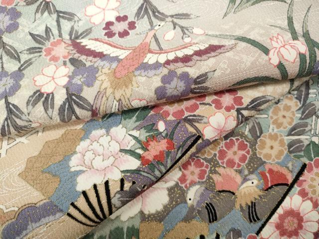 ■■■　サイズ　■■■ 身丈 170cm（肩から） 裄丈 68cm 袖丈 48cm　縫込み 3cm 袖幅 35cm 前幅 25cm 後幅 30cm 着物縫いこみ 内揚げ 5cm 裄 お袖側 約1cm　身頃側 約2cm ■■■　商品詳細　■■...