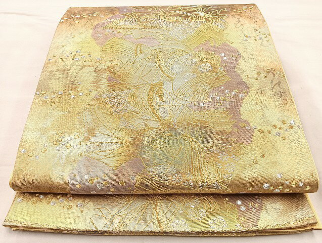 ■■■　サイズ　■■■ 長さ 436cm 幅 30.5cm程 ■■■　商品詳細　■■■ 【正絹】 詳細に関しましては、画像をご確認ください。 大変上質な逸品になります。 お安く出品致しますので、是非この機会にいかがでしょうか？ ■■■　注意...