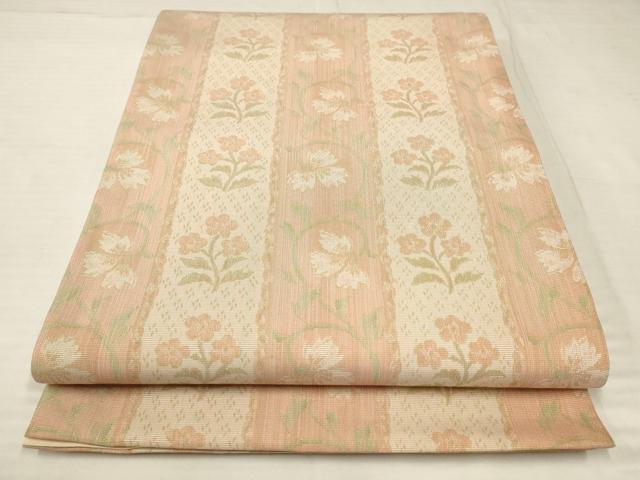 ■■■　サイズ　■■■ 長さ 442cm 幅 31cm程 ■■■　商品詳細　■■■ 【正絹】 状態は接写画像のように 裏地に薄い汚れがございますが その他表地は特に目立ったシミ汚れなどもなく大変良い状態です。 着用時には見えない部分になるか...