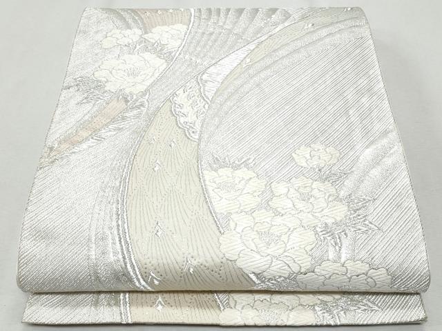 ■■■　サイズ　■■■ 長さ 424cm 幅 30.5cm程 ■■■　商品詳細　■■■ 【正絹・芯なし】 詳細に関しましては、画像をご確認ください。 大変上質な逸品になります。 お安く出品致しますので、是非この機会にいかがでしょうか？ ■■...